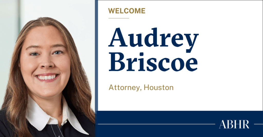 Meet Our Newest Attorney, Audrey Briscoe | ABHR