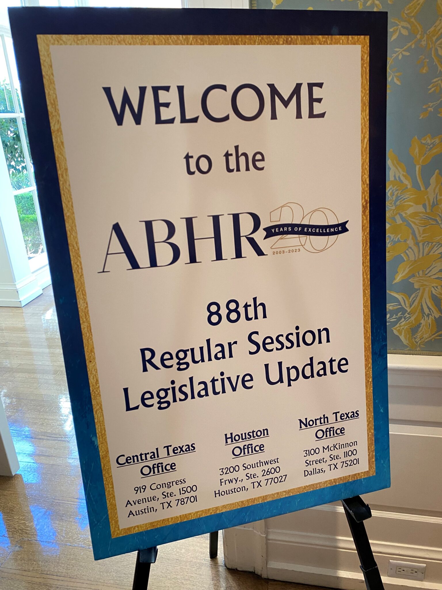 ABHR's 88th Regular Session Legislative Update Events | ABHR